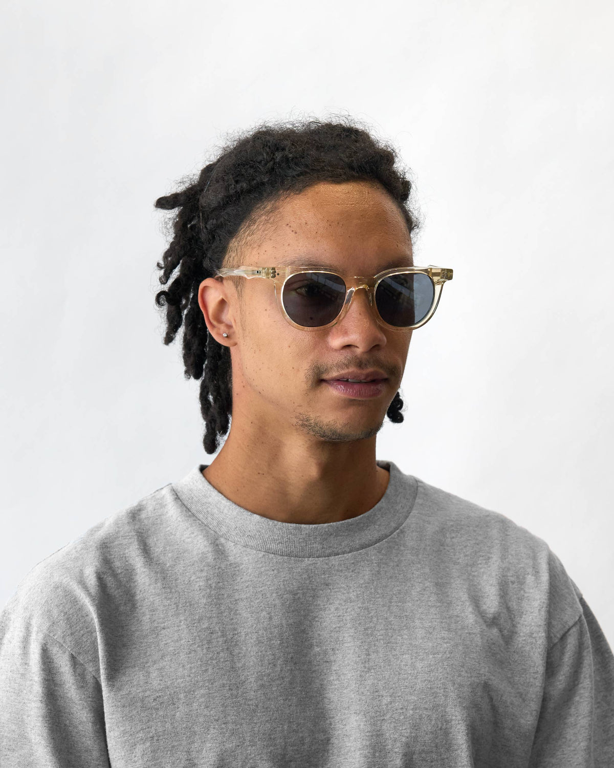 Juels - Aged Clear | Drypond Eyewear